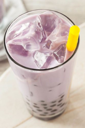 The Best Taro Milk Tea Recipe | North of Bleu